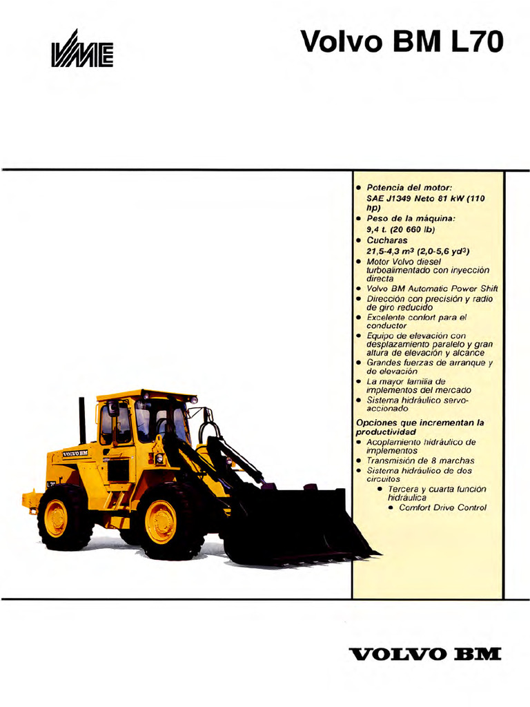 Volvo BM L70 | PDF