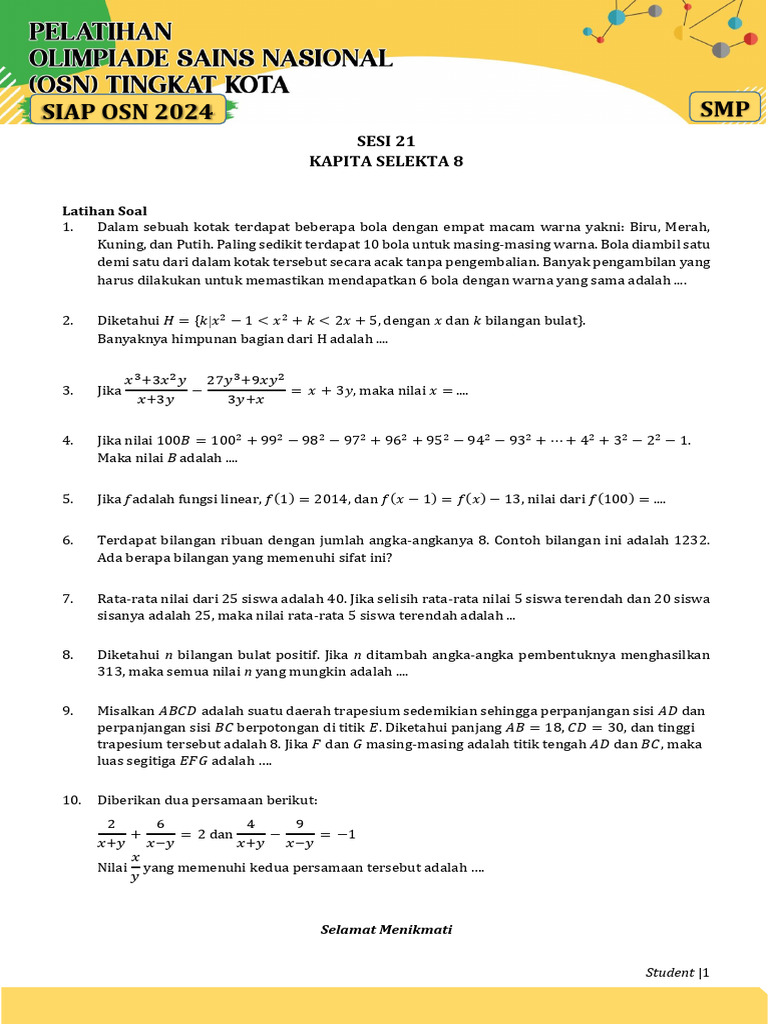 2023 Aimo Trial g8 | PDF