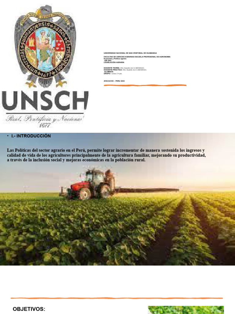 Presentación | PDF | Agricultura | Agronomía