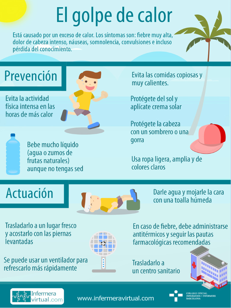 Golpe de Calor Infografía | PDF