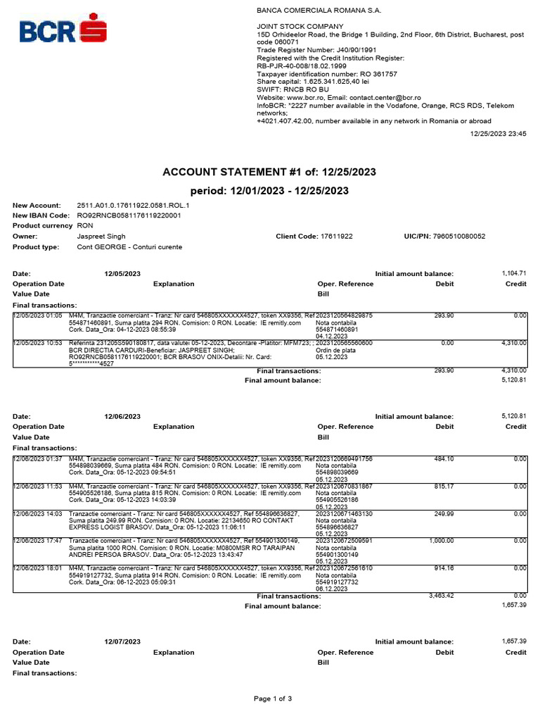 Statement_20240403_132048 | PDF | Deposit Account | Banks
