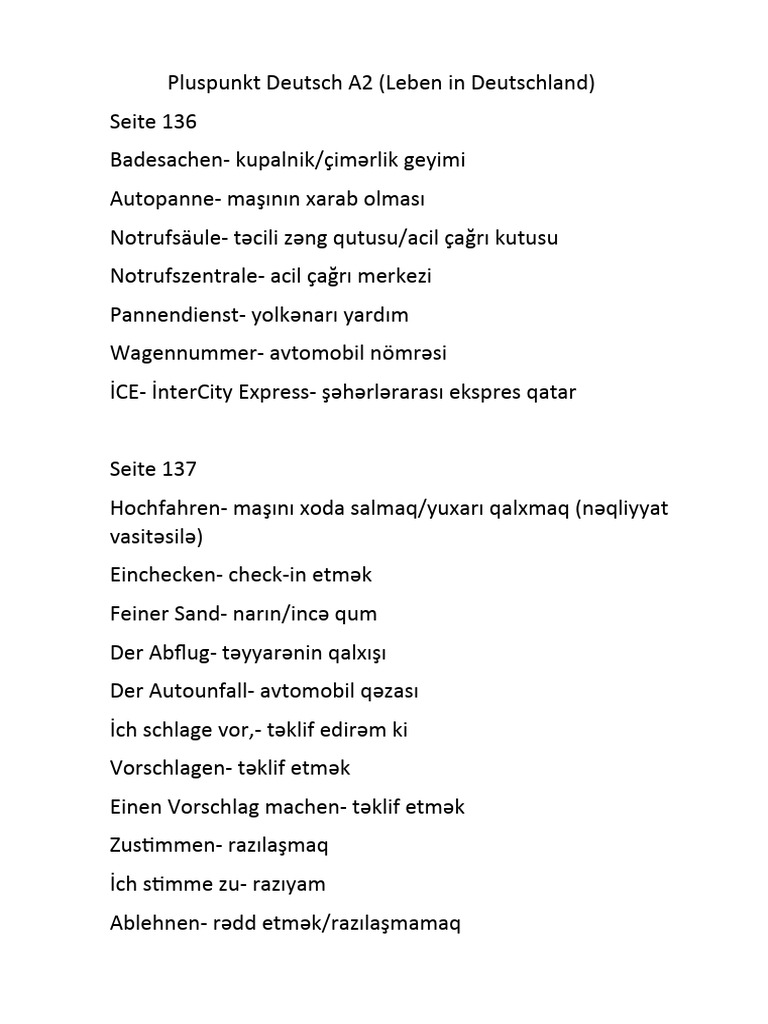 Pluspunkt Deutsch A2 Seite 136-157 | PDF