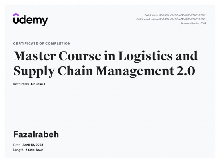 Logistic And Supply Chain Pdf