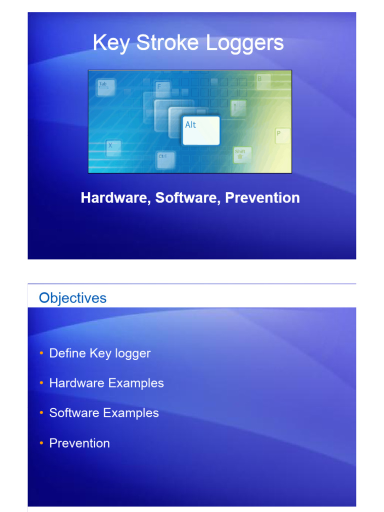 Keyloggers | PDF | Spyware | Security