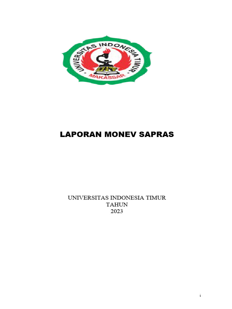 Laporan Monev Sarana Prasarana 2023 | PDF | Komputer