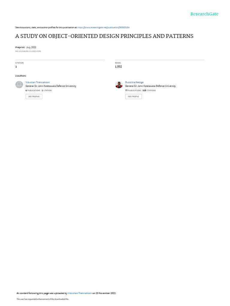 Object-Oriented Design Principles Explained | PDF | Inheritance (Object Oriented Programming ...
