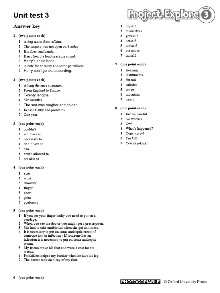 PrEx 3 Unit 3 Test Key Audioscript1 | PDF