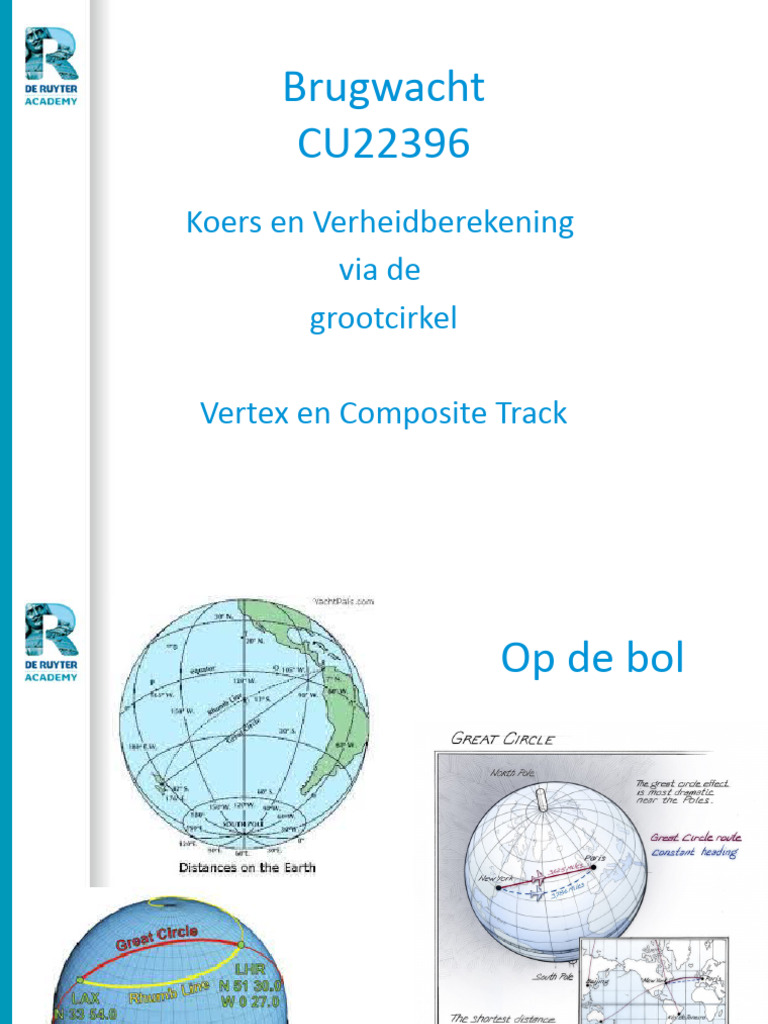 Grootcirkelnavigatie Vertex en CT | PDF