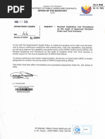 DPWH DO NO. 117 S 2023-STANDARD GUIDELINES ON WORK SUSPENSION & TIME ...
