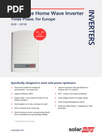 Datasheet Inversor 100kW | PDF | Power Inverter | Alternating Current