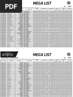 Mega List | PDF | Sports Leagues | Association Football Competitions