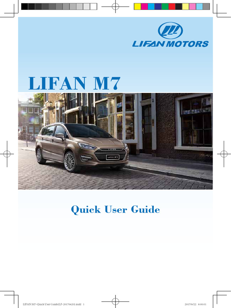 Lifan M7 Quick Start Guide | PDF | Headlamp | Vehicles