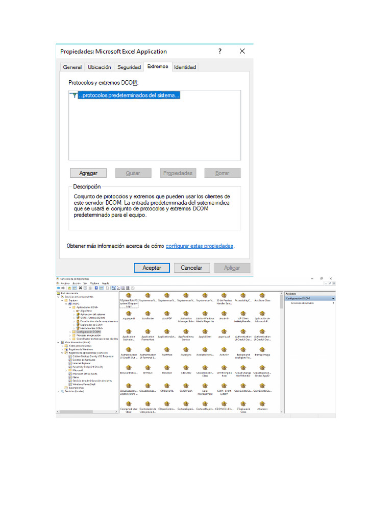 Configuracion de Componentes | PDF