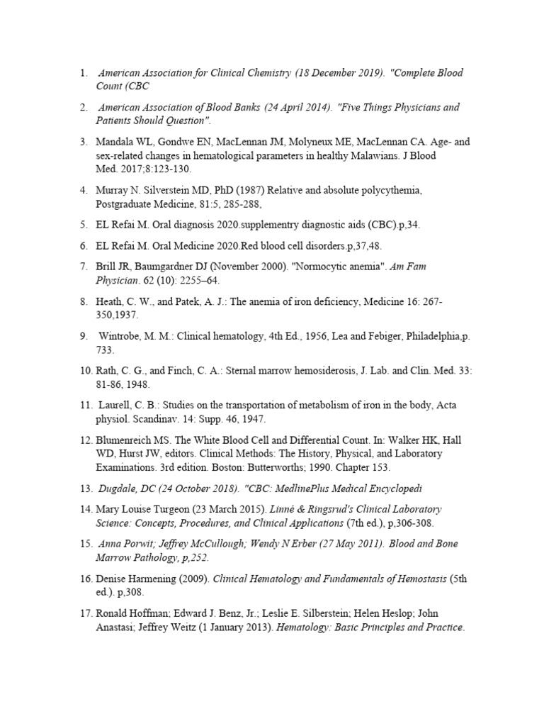 Understanding Complete Blood Count (CBC) | PDF | Blood Cell | Hematology