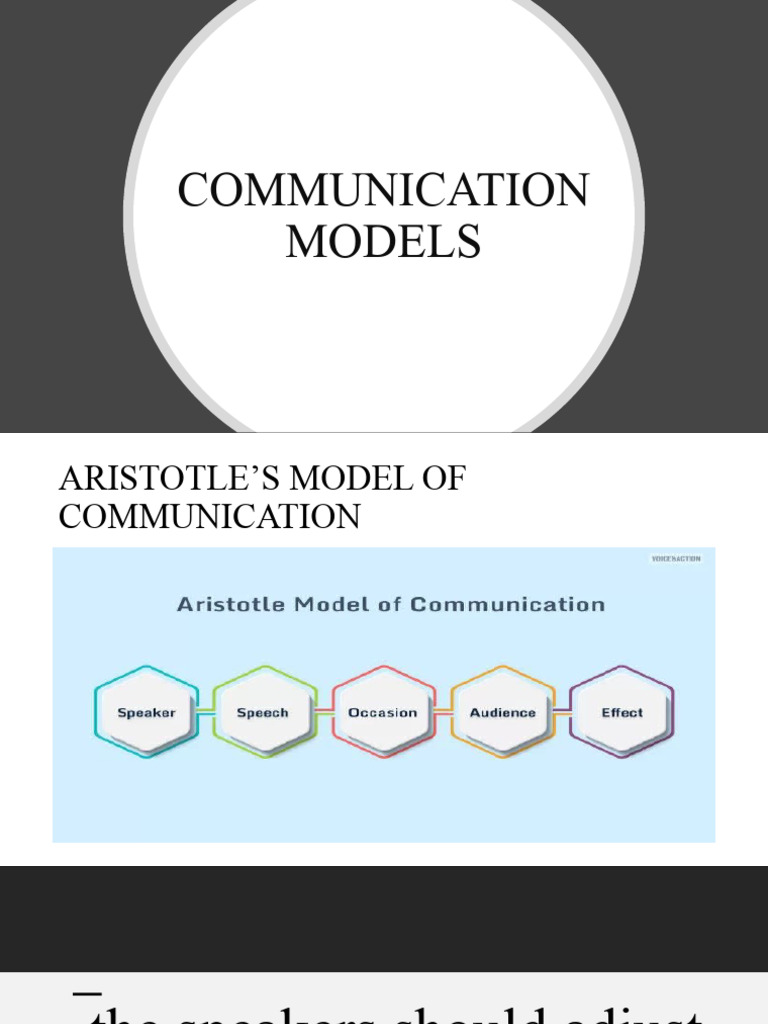 Communication Models | PDF