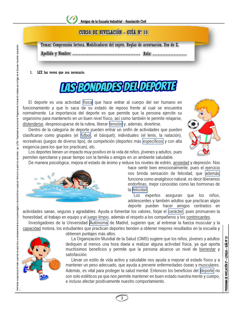 Beneficios del Deporte en la Salud | PDF | Deportes
