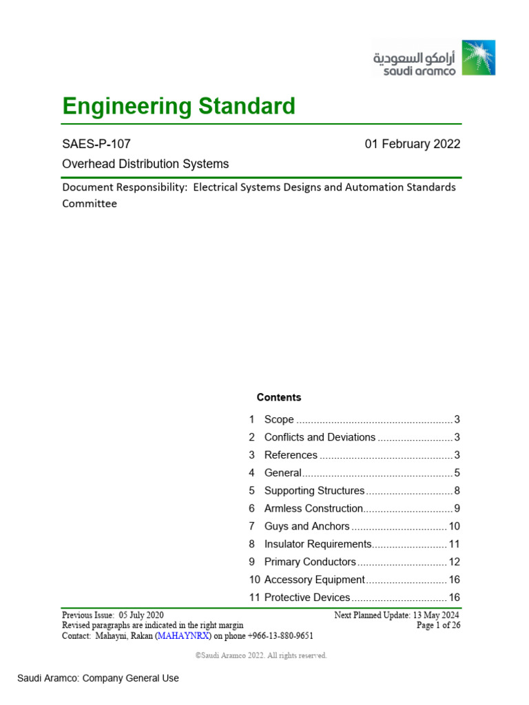 Saes P 107 | PDF | Insulator (Electricity) | Electrical Conductor