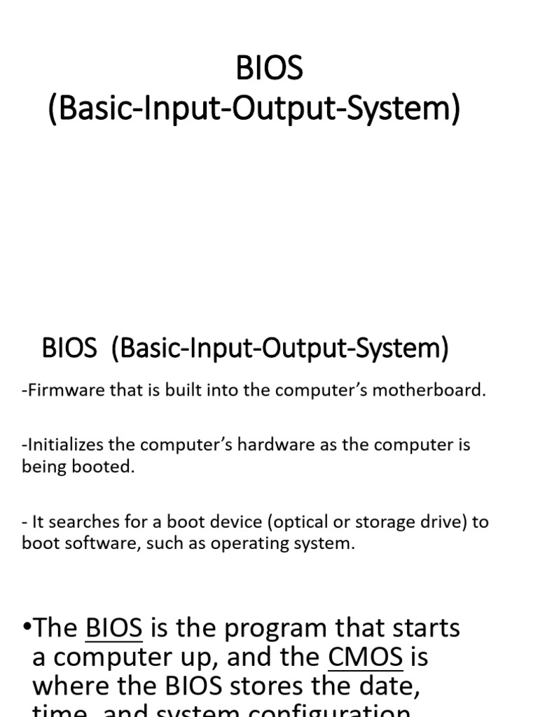 BIOS and POWER ON SELF TEST | PDF | Bios | Booting