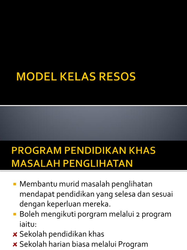 Model Kelas Resos | PDF