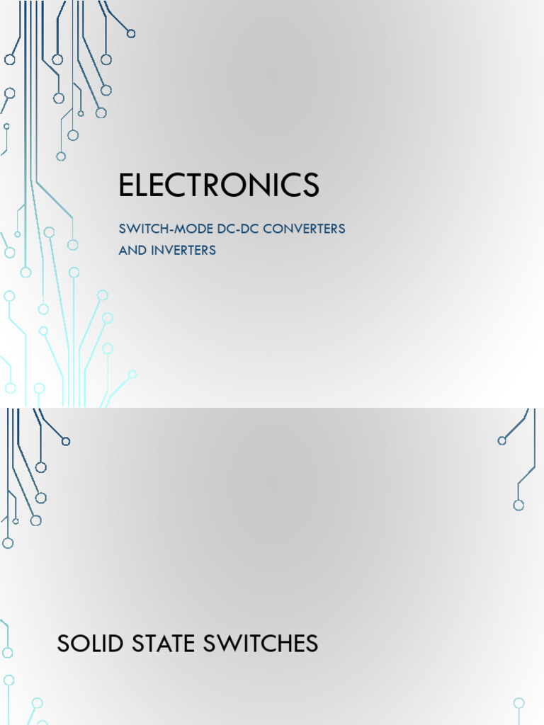 Converters Pdf Diode Semiconductor Devices