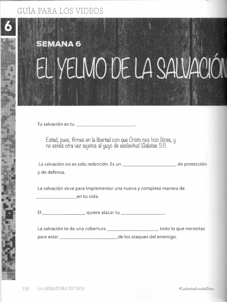 La Armadura de Dios-Semana 6 | PDF