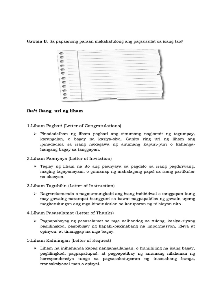FPL Aralin 1.1 | PDF