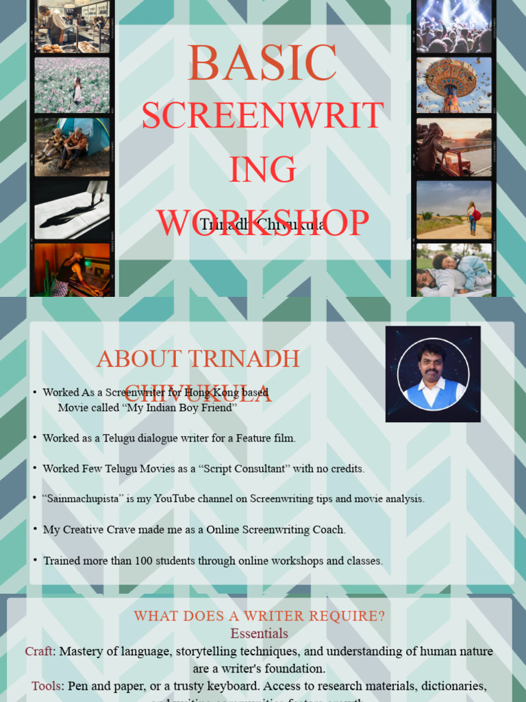 Basic Screen Writing | PDF | Plot (Narrative) | Screenplay