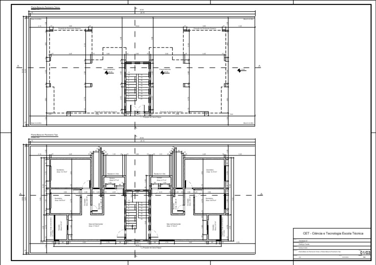 Atividade 02 - Prancha 01 | PDF | Projeto arquitetônico | Arquitetura