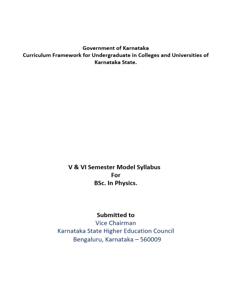 1physics 5thand6thSemSyllabus Updated | PDF | P–N Junction | Matrix ...
