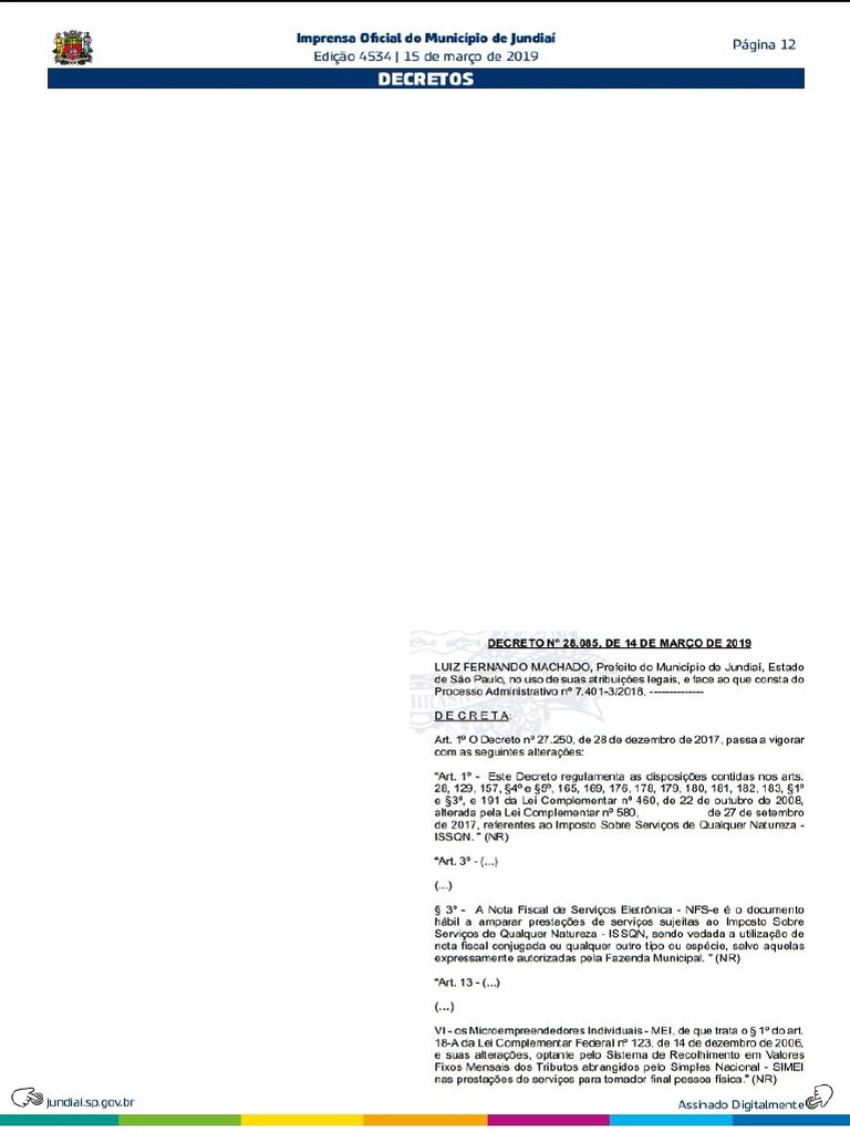 Texto - Integral Cancelamento de Nota Jundiai | PDF