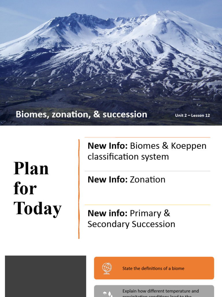 Biomes, Zonation, and Succession Explained | PDF | Ecosystem | Grassland