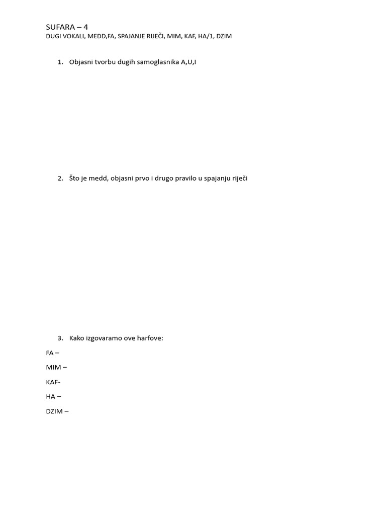 Sufara - 4 Do Kaf | PDF