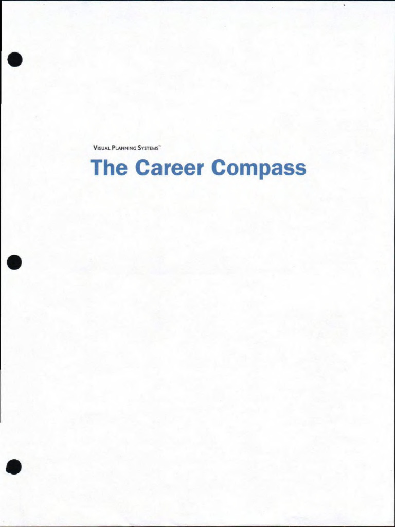 The Career Compass Book | PDF | Motivation | Motivational