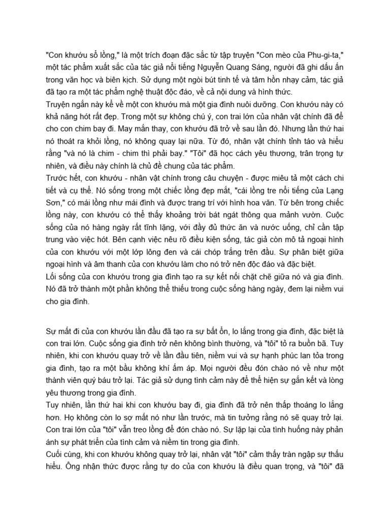 Con Khư U S L NG | PDF