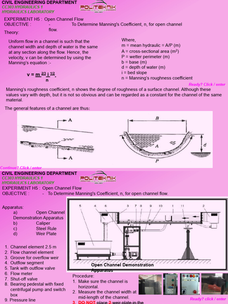 Open Channel Flow | PDF | Discharge (Hydrology) | Pump