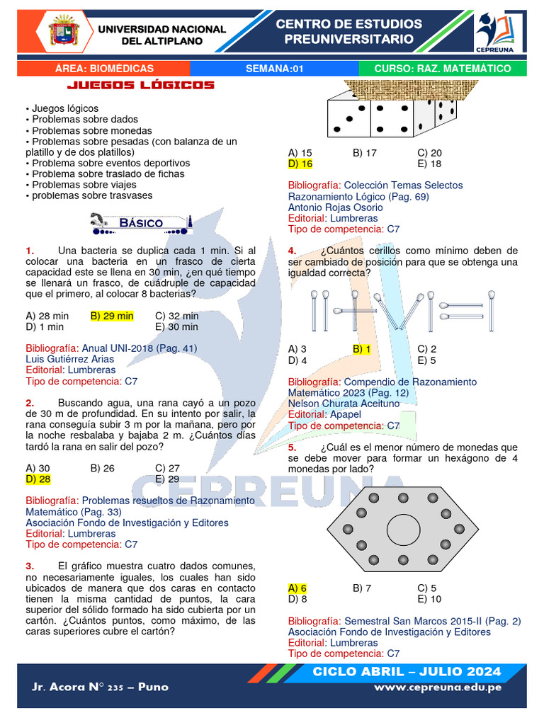 Biomédicas RM - Semana 01 | PDF