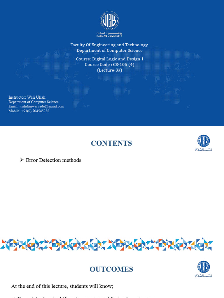 4 - Error Detection Schemes | PDF | Error Detection And Correction | Encodings