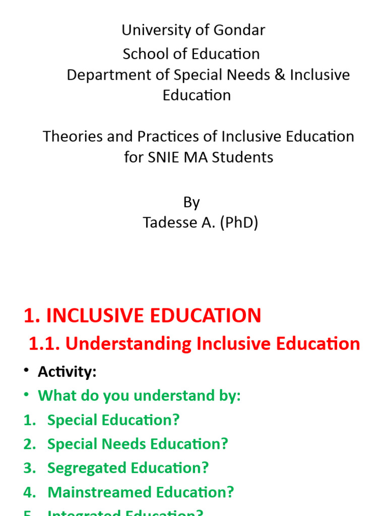 Inclusion Abridged | PDF | Inclusion (Education) | Curriculum