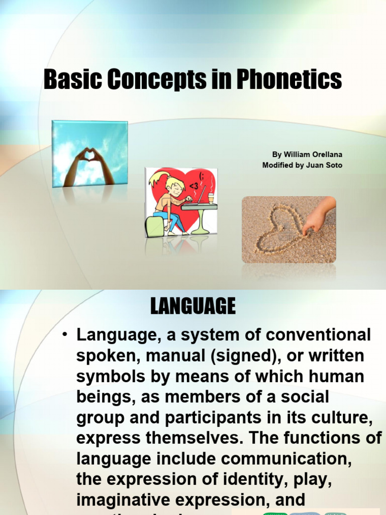 Basic Concepts Phonetics Phonology | PDF | Phonology | Phoneme