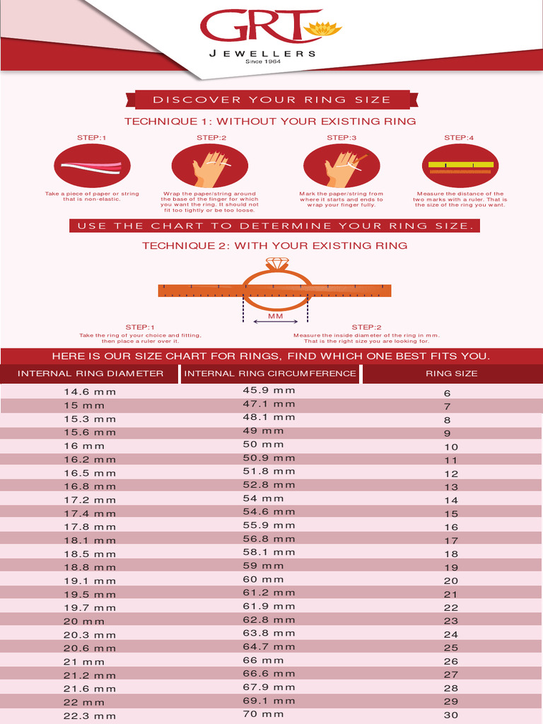 Find Your Ring Size | PDF
