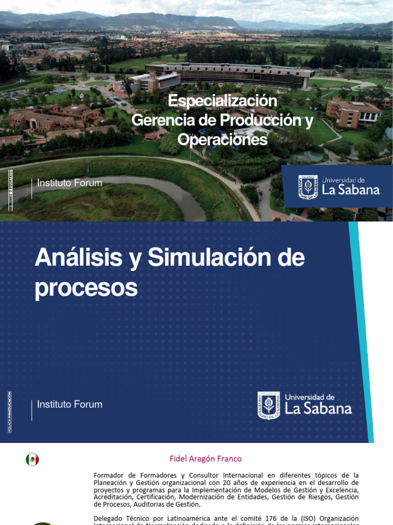 Análisis Y Simulación De Procesos Semana 1 Pdf Calidad Comercial 