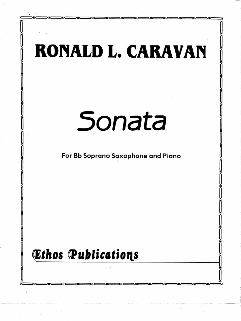Sonata by Ronald L.Caravan | PDF