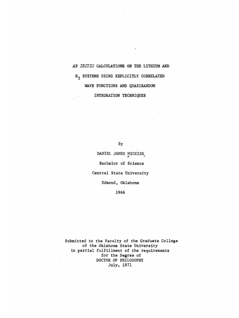 Calculations THE H3 Systems Using Explicitly Correlated Wave Functions and Quasirandom ...