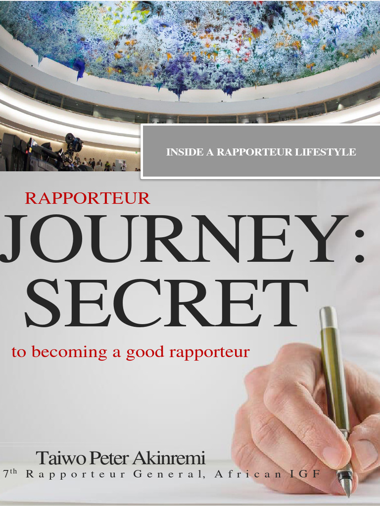 Rapporteur Journey Secret of Becoming A Good Reporteur | PDF | Thought ...