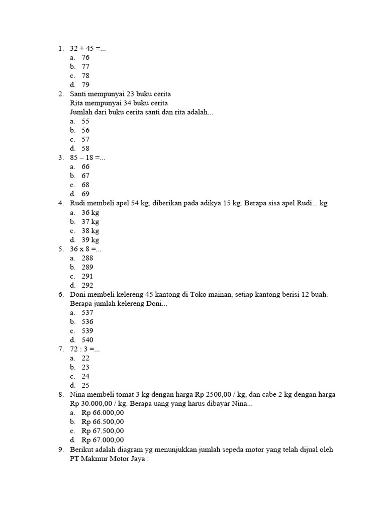 Soal Mat Smalb C | PDF