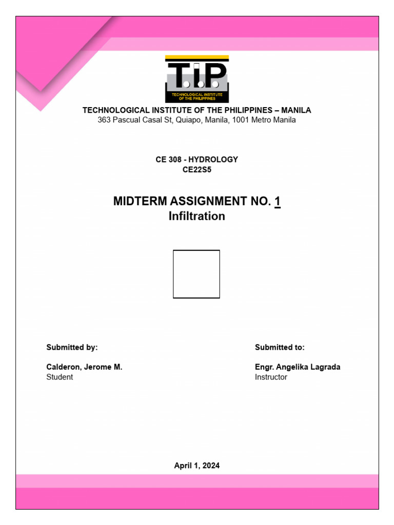 Hydrology Midterm Ass 1 | Download Free PDF | Water | Flood
