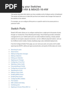 Meraki Switch Port Configuration Guide | PDF | Network Switch ...