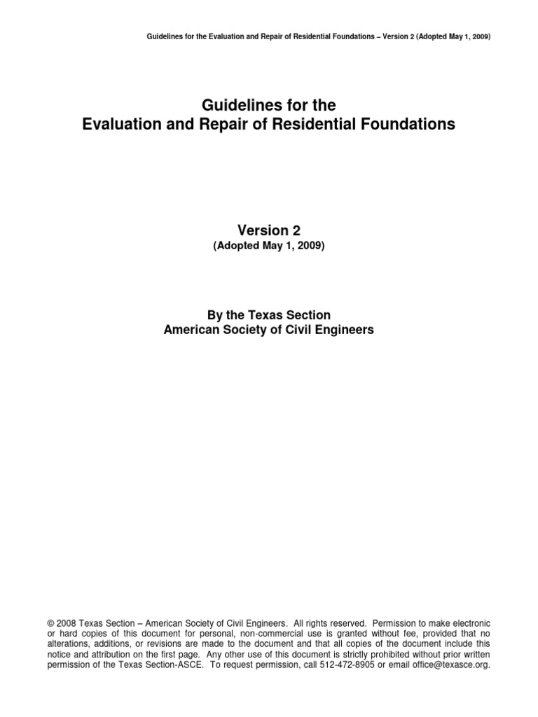 ASCE Performance and Repair Guide | PDF | Evaluation | Drainage