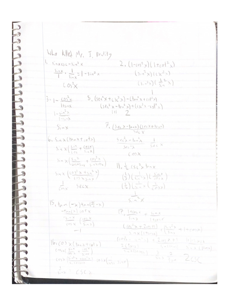 Who Killed MR Identity | PDF