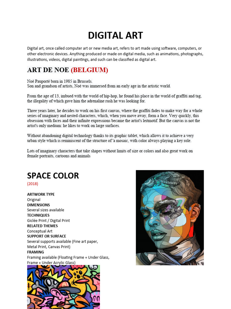 Digital Art | PDF | Drawing | Paintings